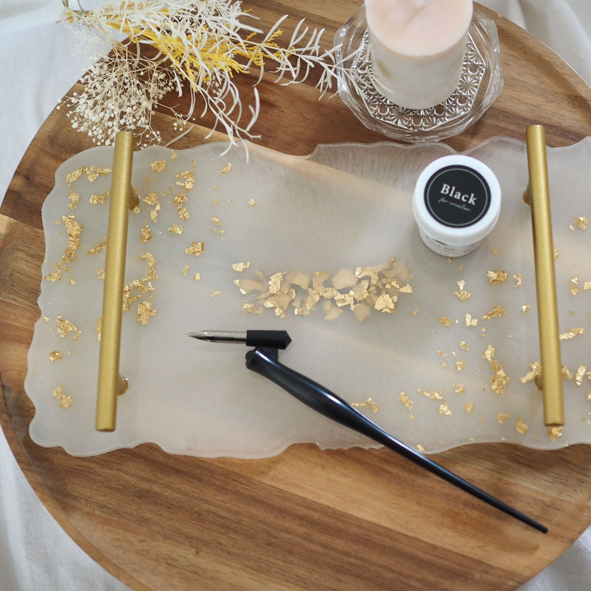 レジンモールド トレーと取手のセット – Craftie Home (クラフティホーム)